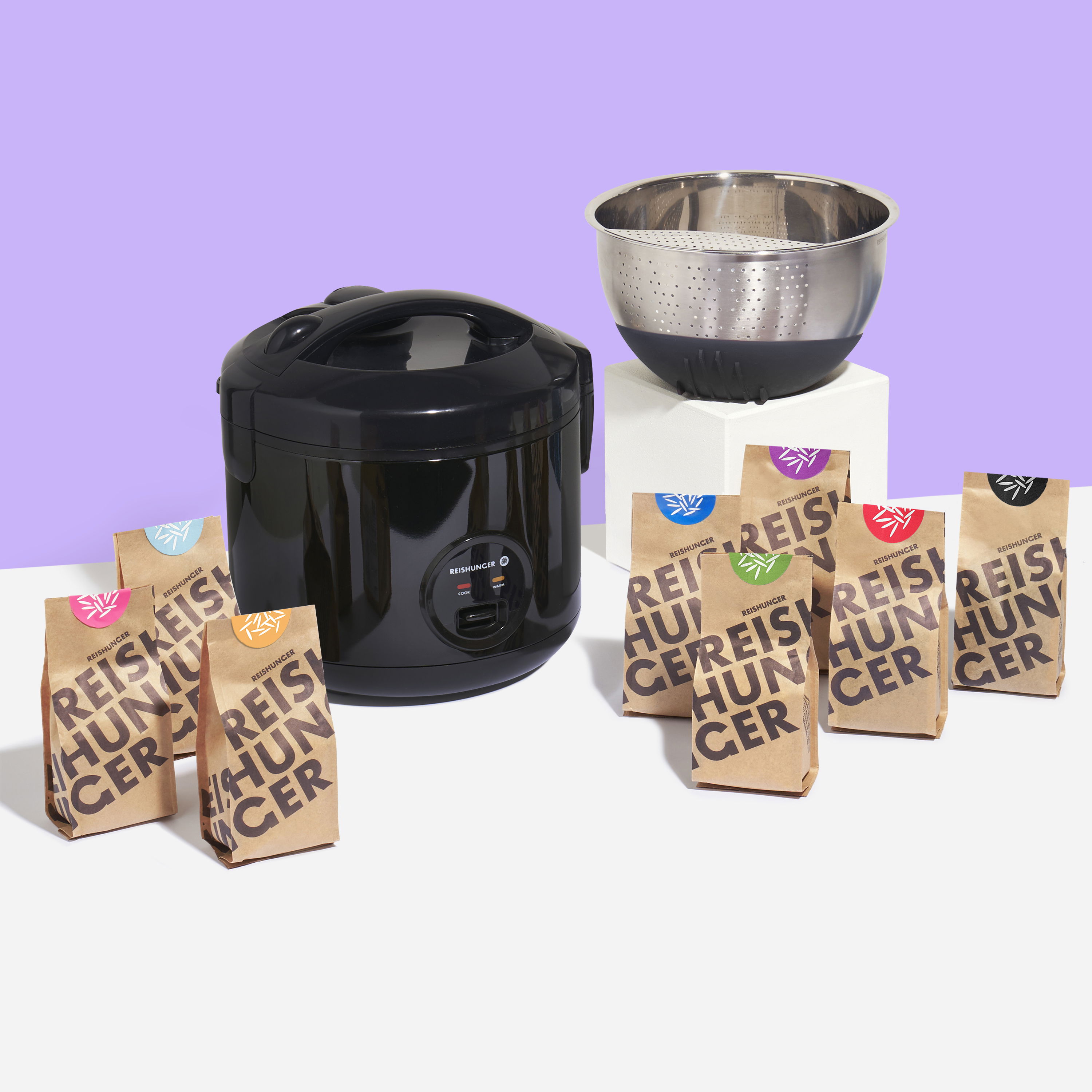Basis Reiskocher Starter Set mit Reis | REISHUNGER