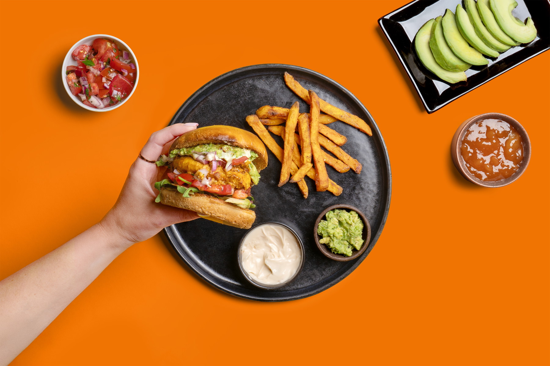 Butter Chicken Burger mit Mango Chutney | Rezept | Reishunger