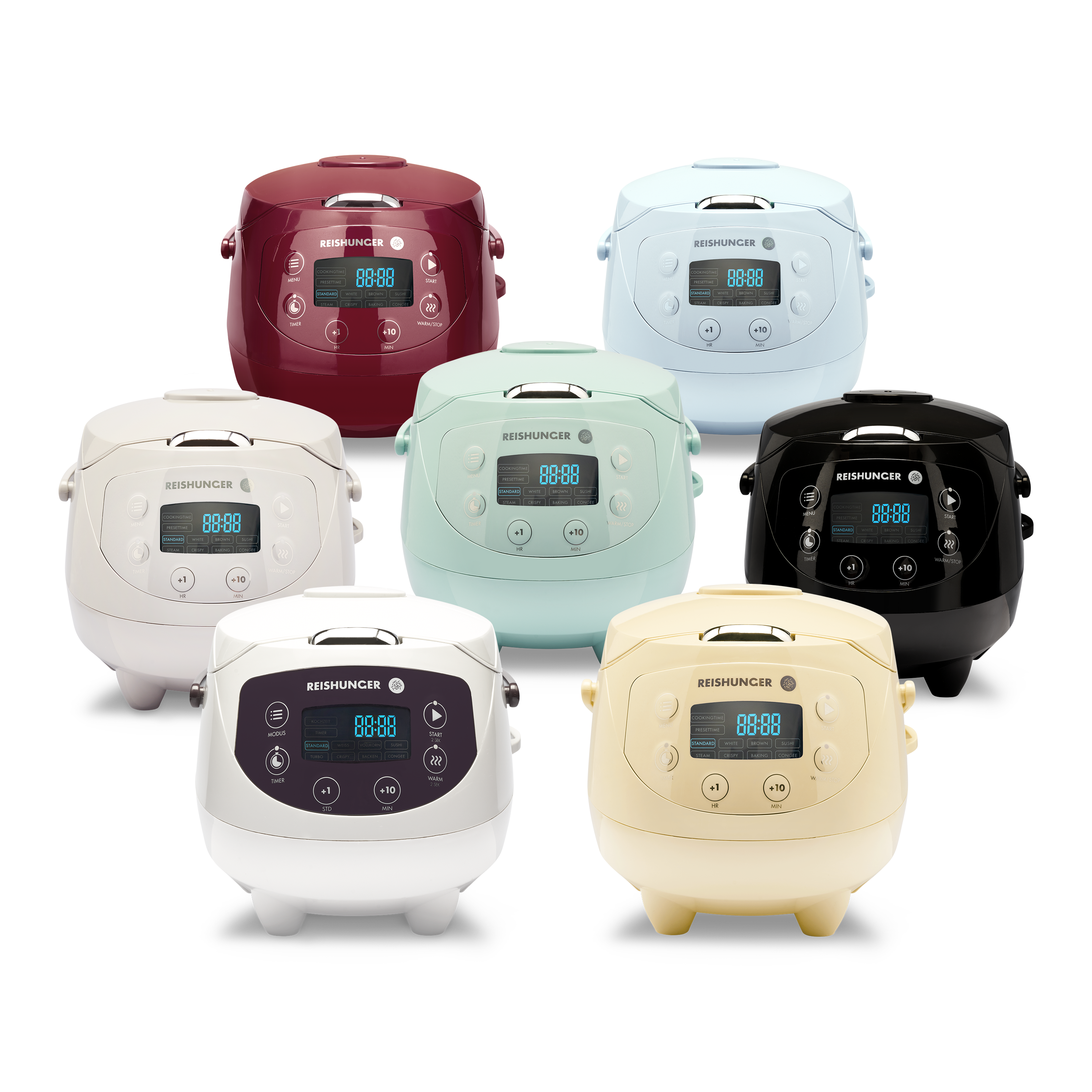 Digitaler Mini Reiskocher kaufen | 3 Portionen Reis | REISHUNGER