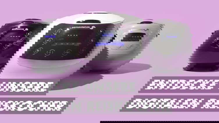 Digitaler Mini Reiskocher kaufen | 3 Portionen Reis | REISHUNGER