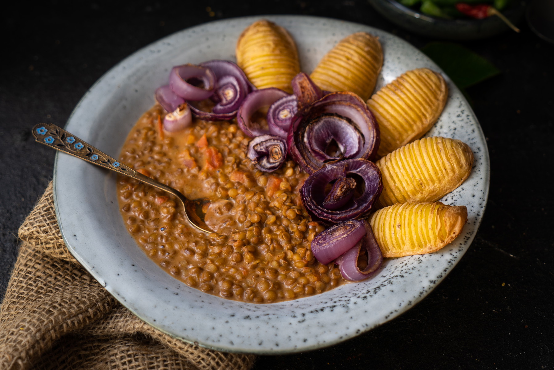 Rotes Linsen Dhal