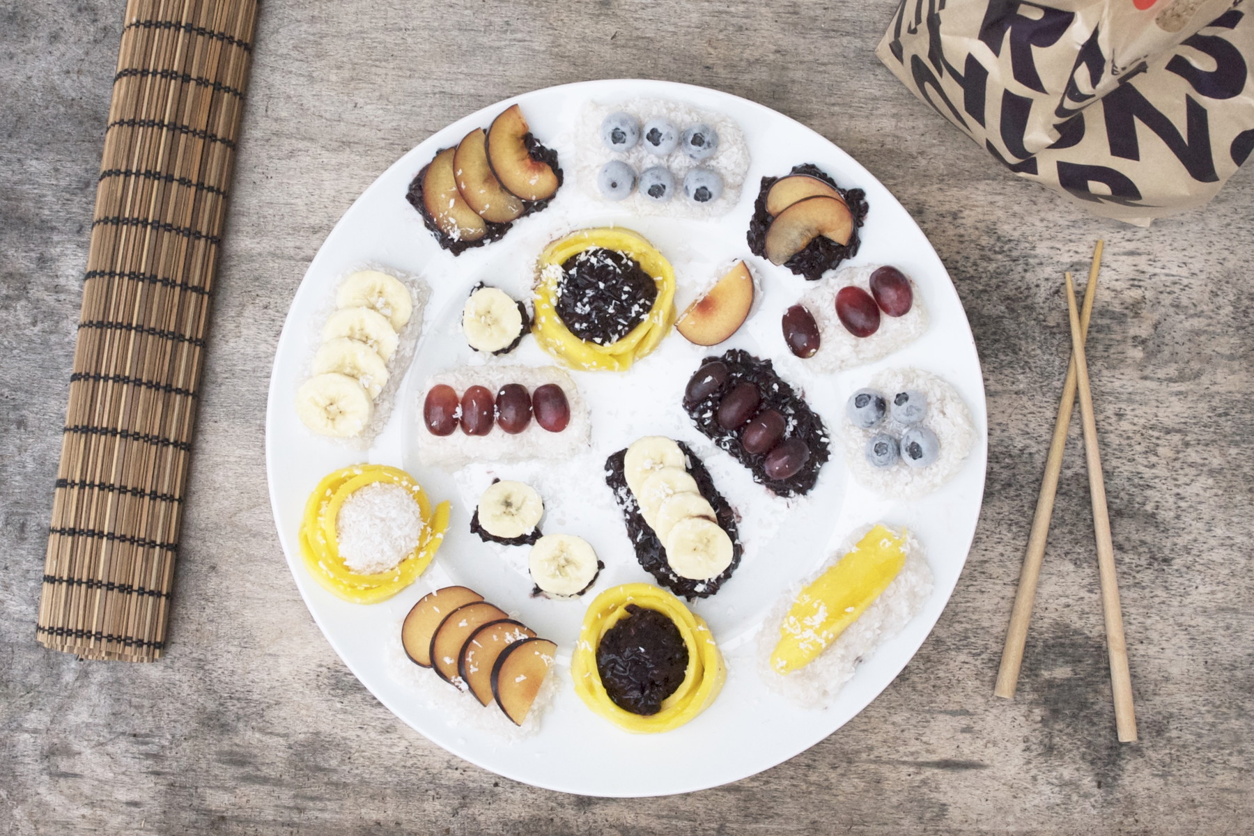 Frushi- Süßes Frucht-Sushi