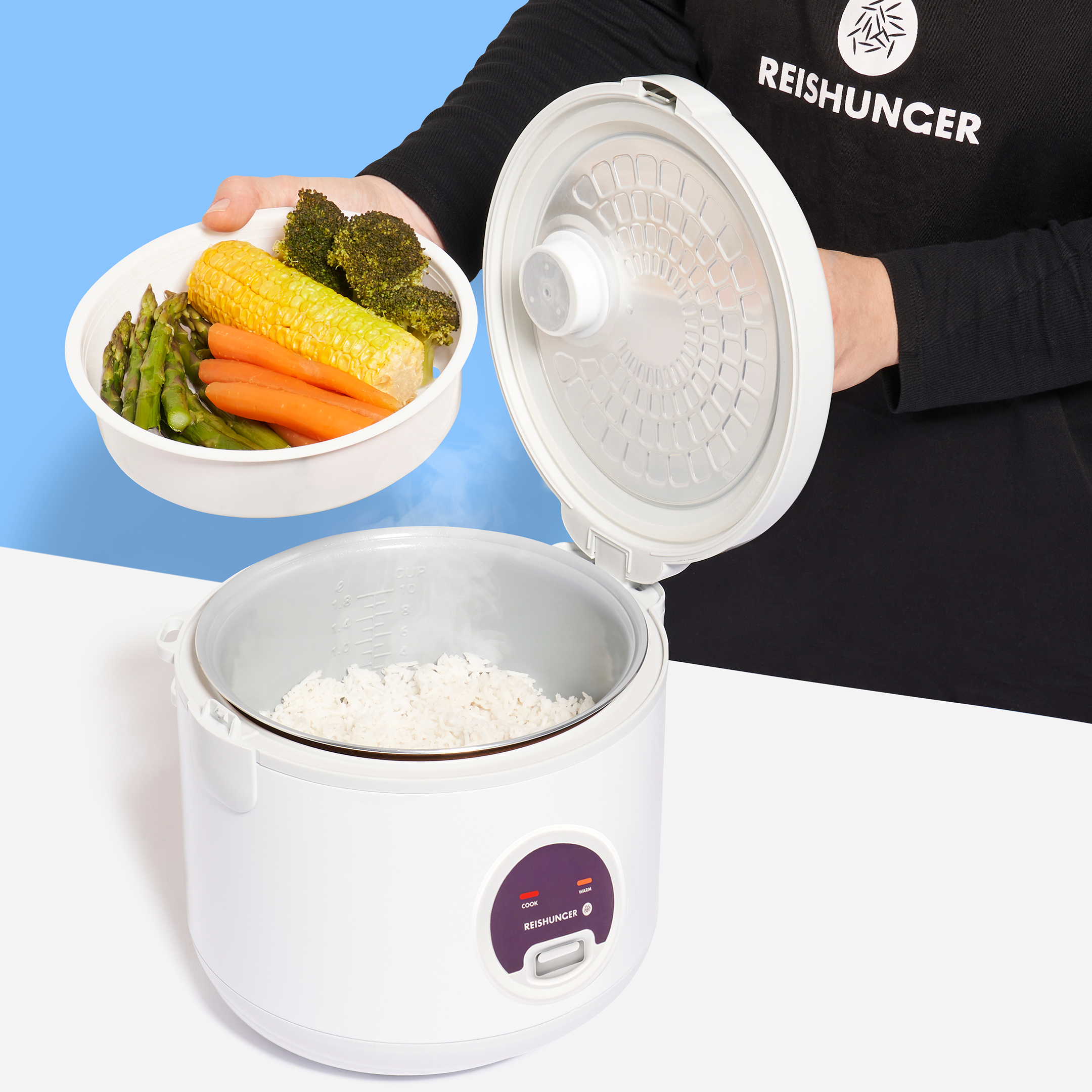Großen Basis Reiskocher kaufen | 1,8 Liter | REISHUNGER