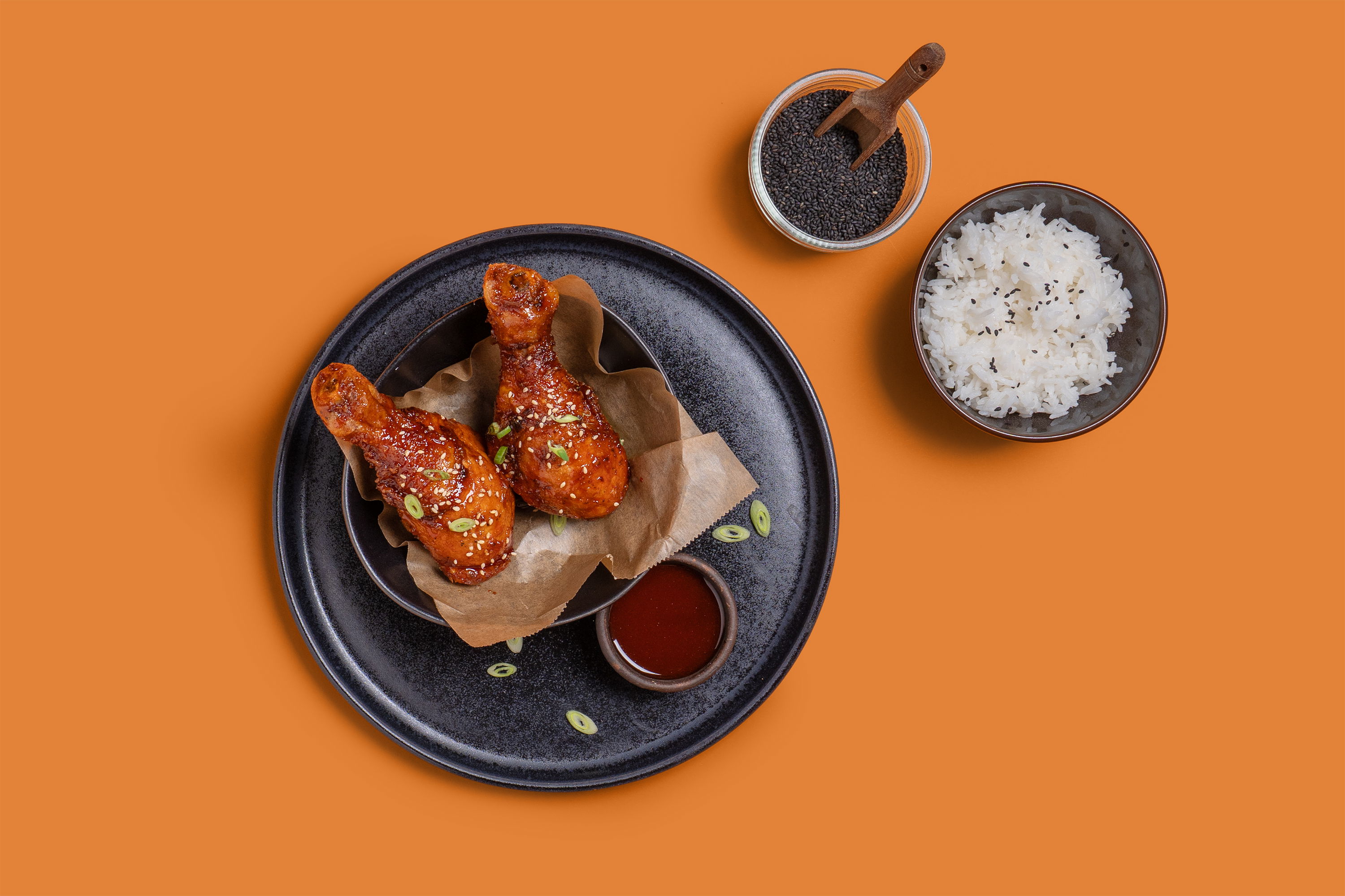Korean Fried Chicken mit Reis | Rezept | Reishunger