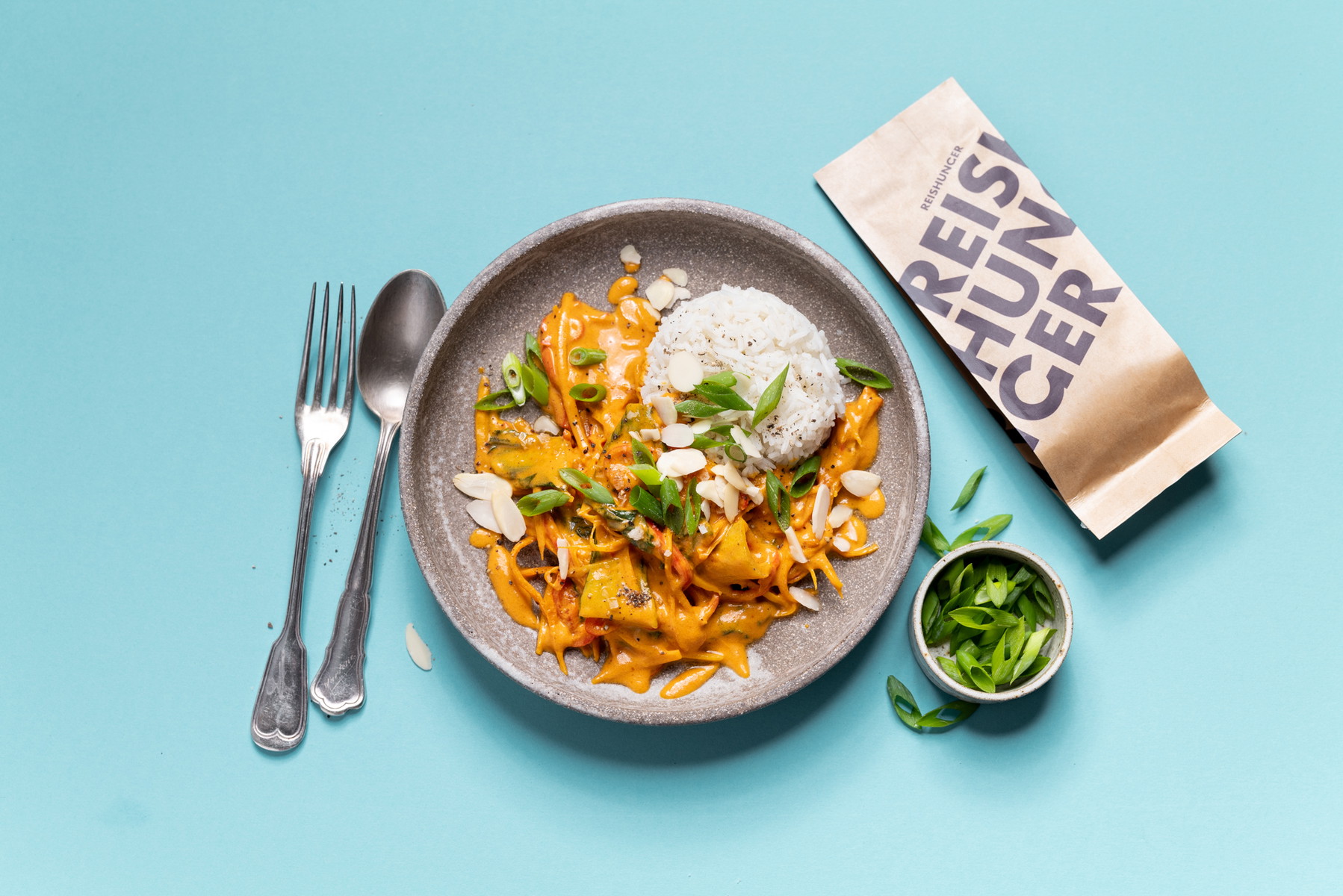 Wok Gemüse mit Kokosmilch | Rezept | REISHUNGER