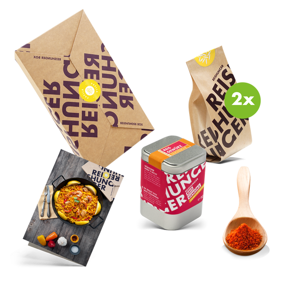 Paella Box kaufen | Spanische Zutaten | REISHUNGER