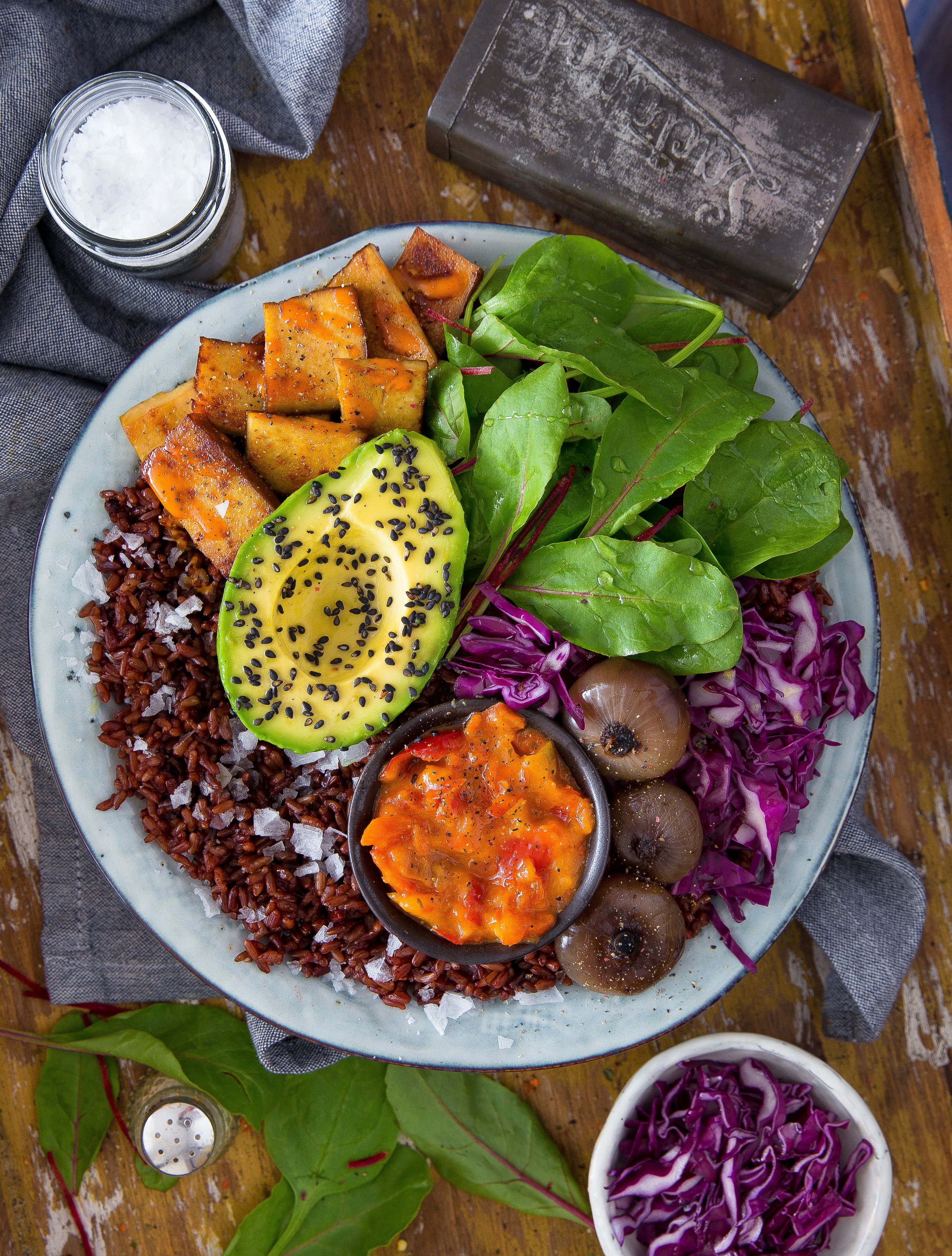 Red Rice Buddha Bowl