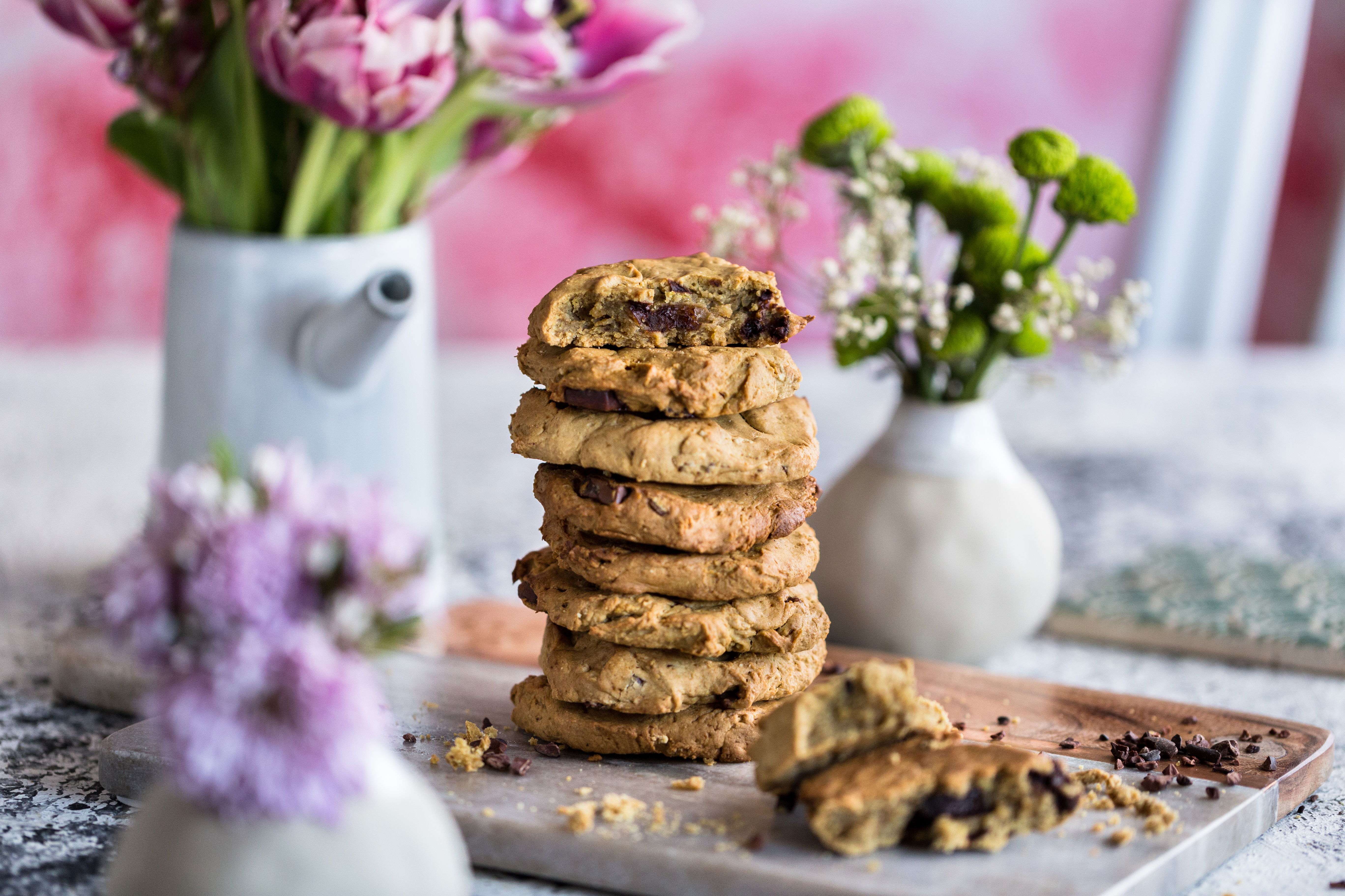 Reismehl-Chocolate Chip Cookies