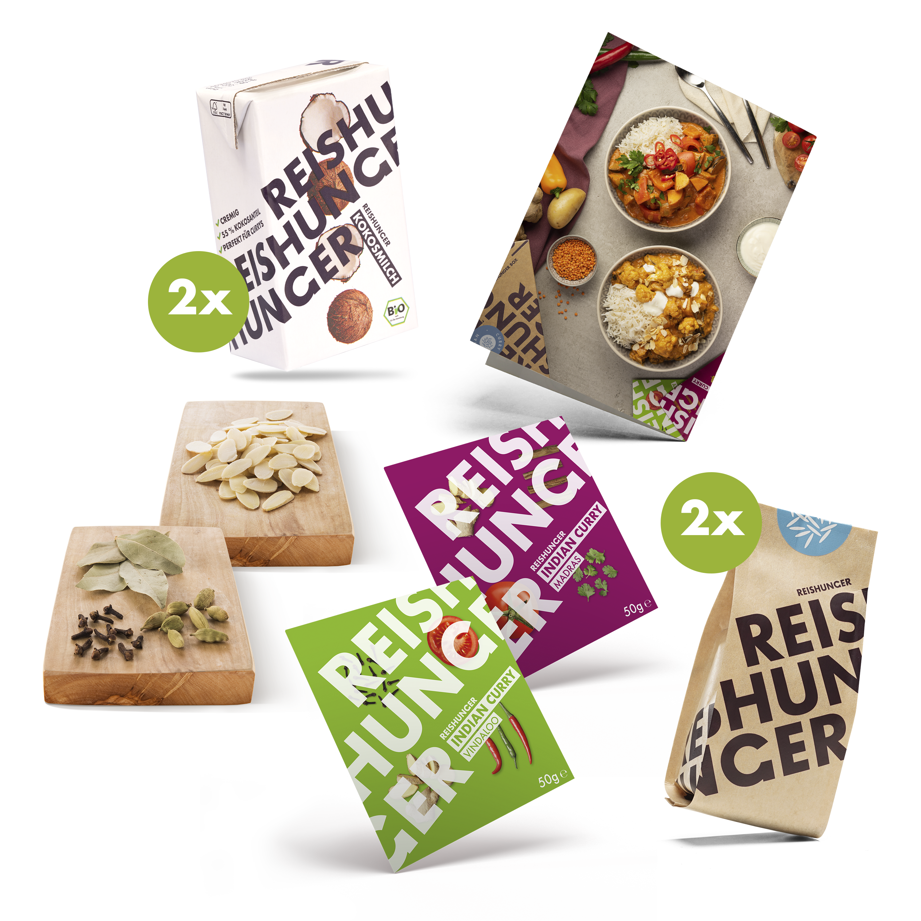 Indian Curry Rezeptbox | Indische Kochbox | REISHUNGER