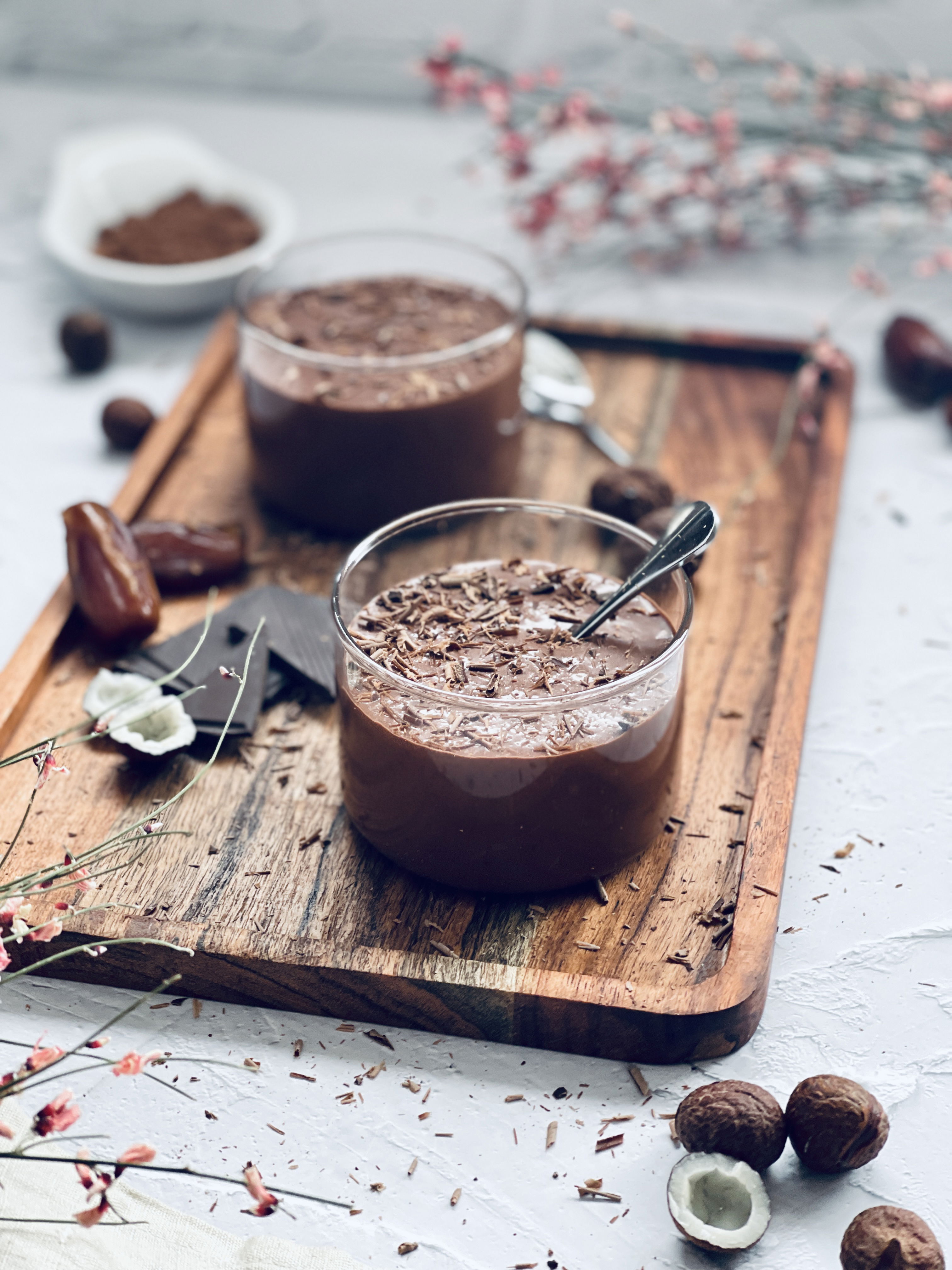 Vegane Schokocreme mit nur 3 Zutaten