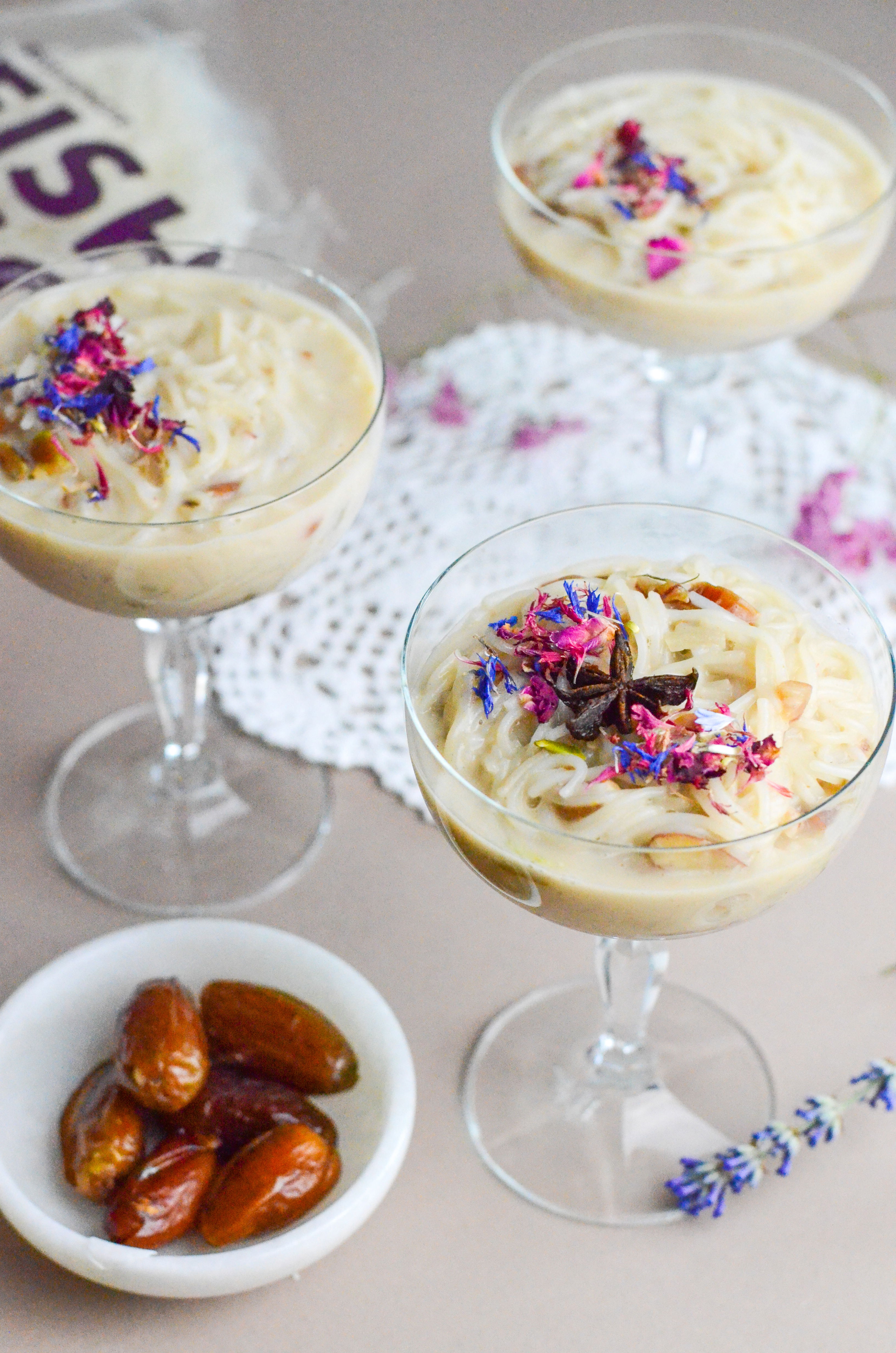 Semiya Payasam - Indisches Vermicelli Dessert