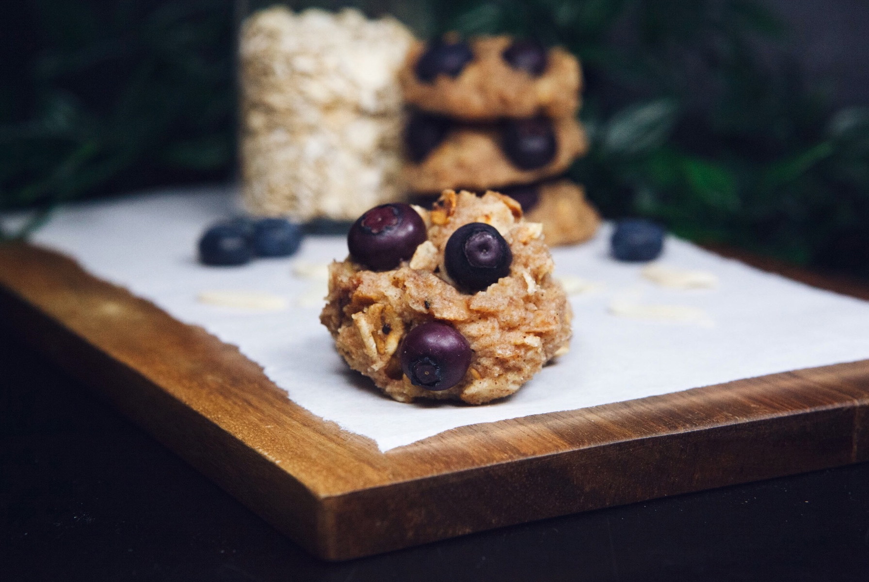 Soft Baked Blueberry Almond Bites