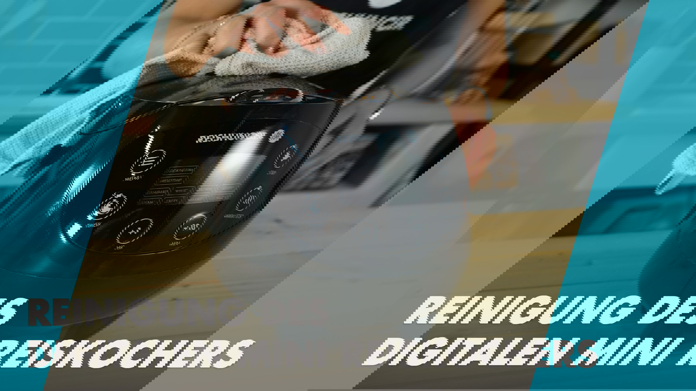 Digitaler Mini Reiskocher kaufen | 3 Portionen Reis | REISHUNGER