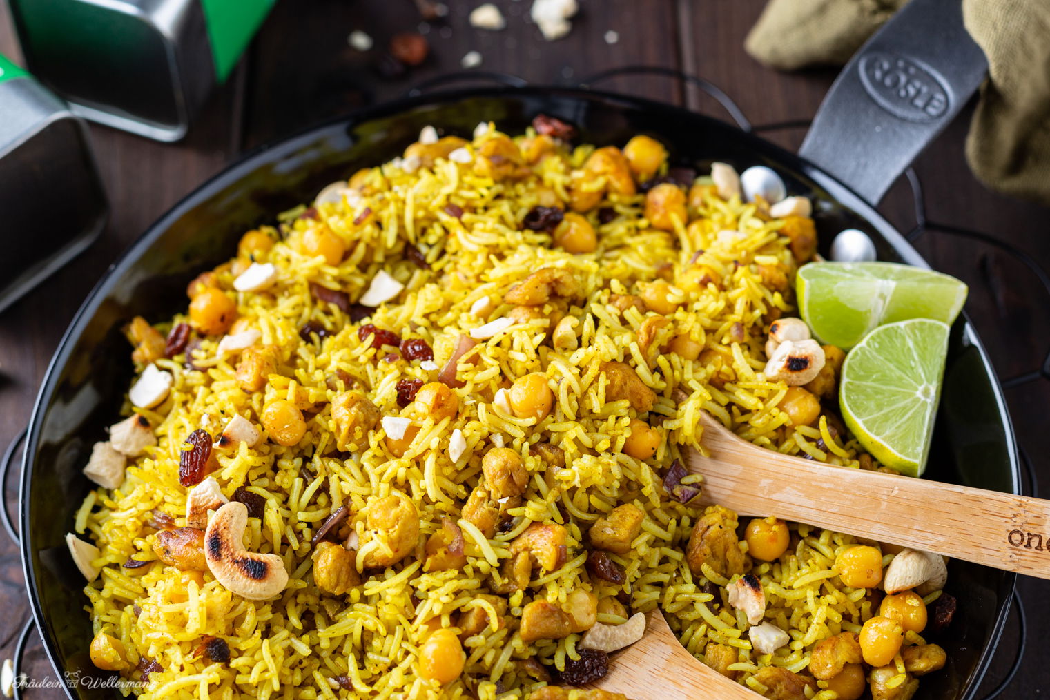 Veganes Biryani mit Basmati Reis