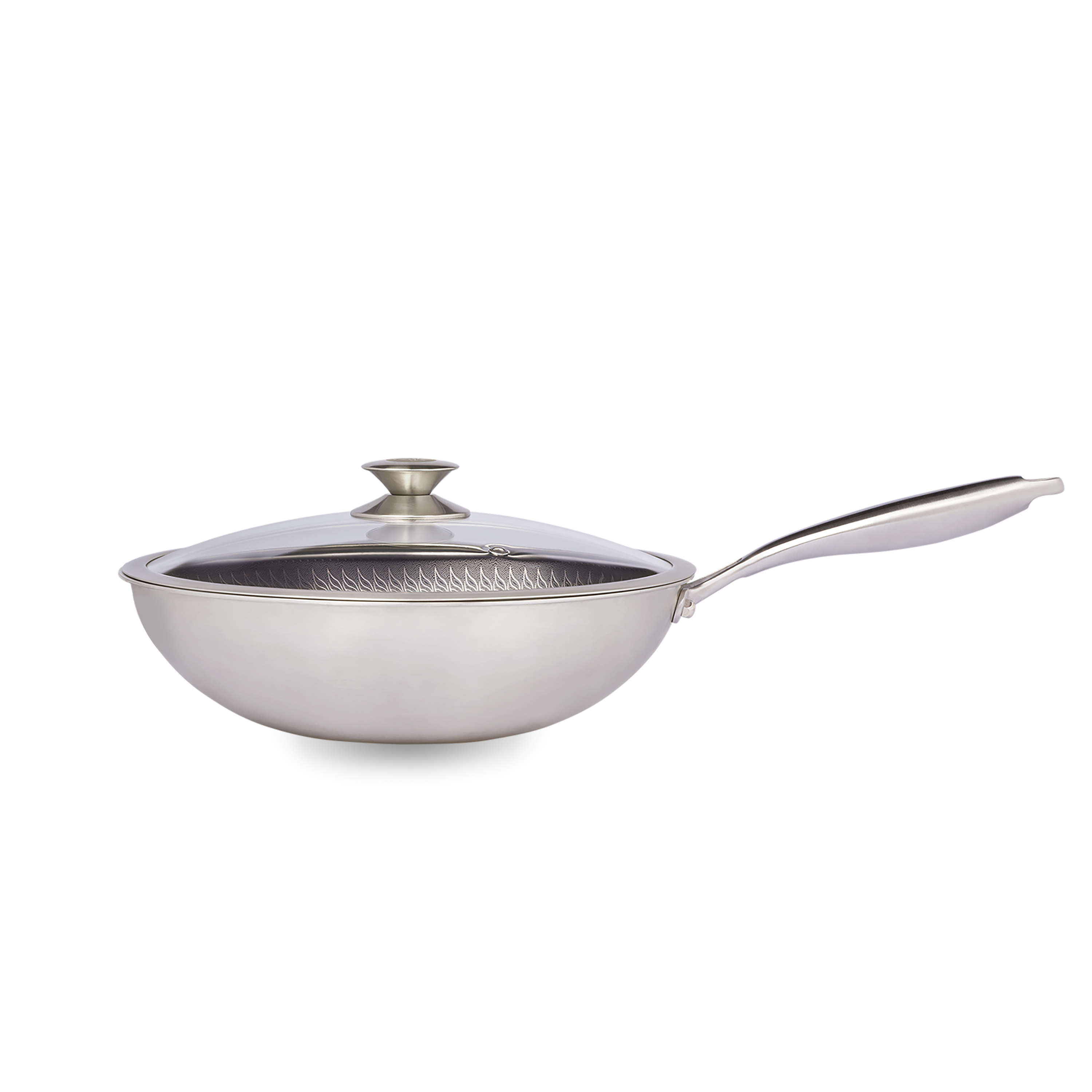 Wok kaufen | 28cm | Wok mit Deckel | REISHUNGER